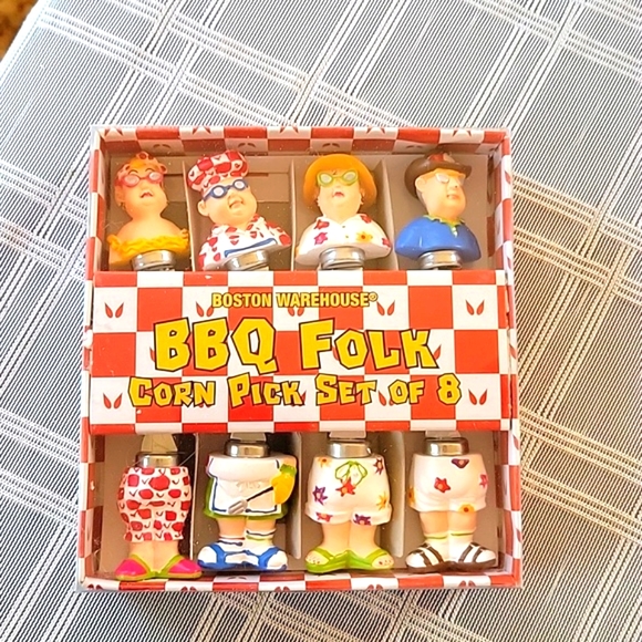 Boston Warehouse | Kitchen | Bbq Folk Corn Pick Set Of 8 | Poshmark